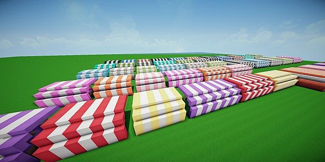 Modern Eco Village | Market Stands Minecraft Map