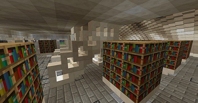 library Minecraft Map