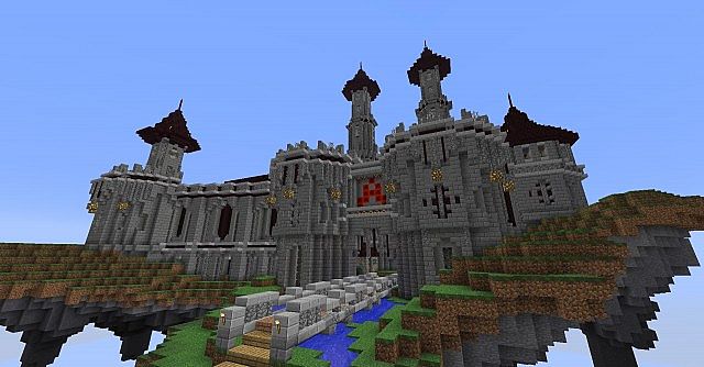 Floating Castle and Islands Minecraft Map