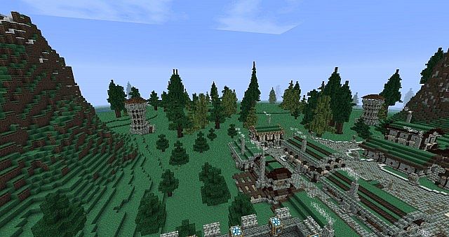 Dwarven city Minecraft Map