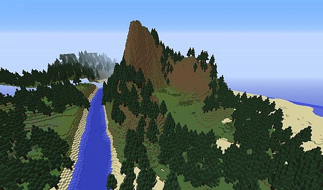 Volcano Creek Minecraft Map