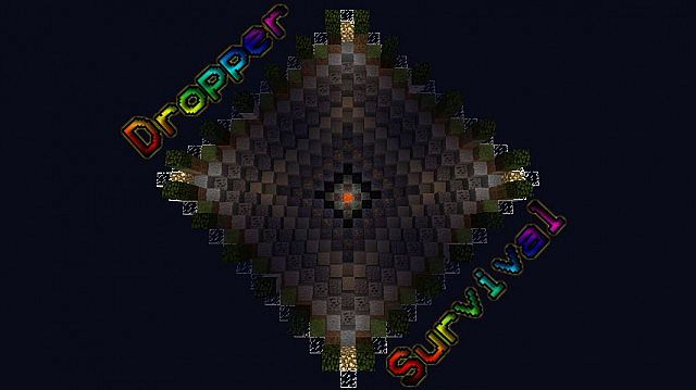 Dropper Survival Minecraft Map