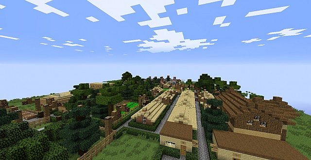 A Peaceful Village Minecraft Map