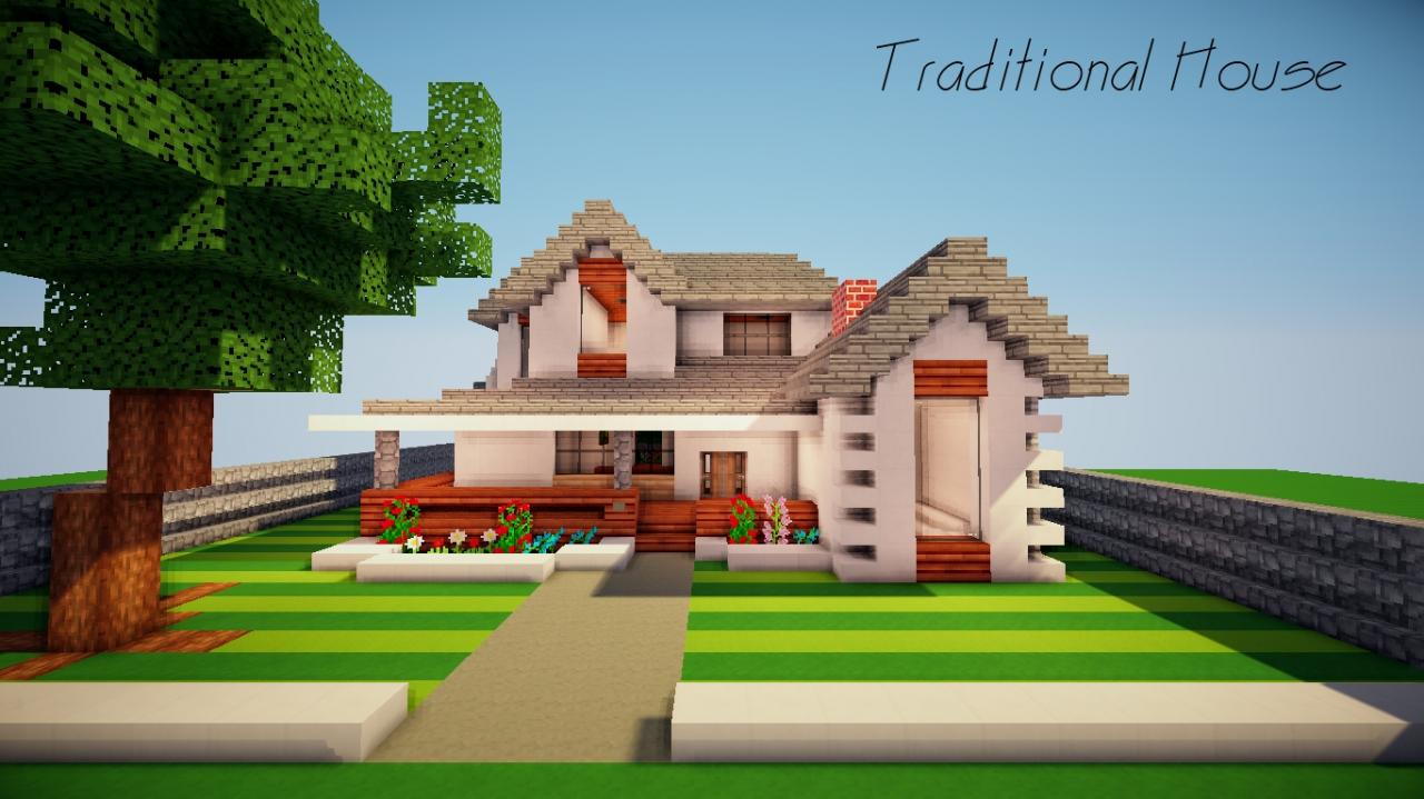 Traditional House Minecraft Map