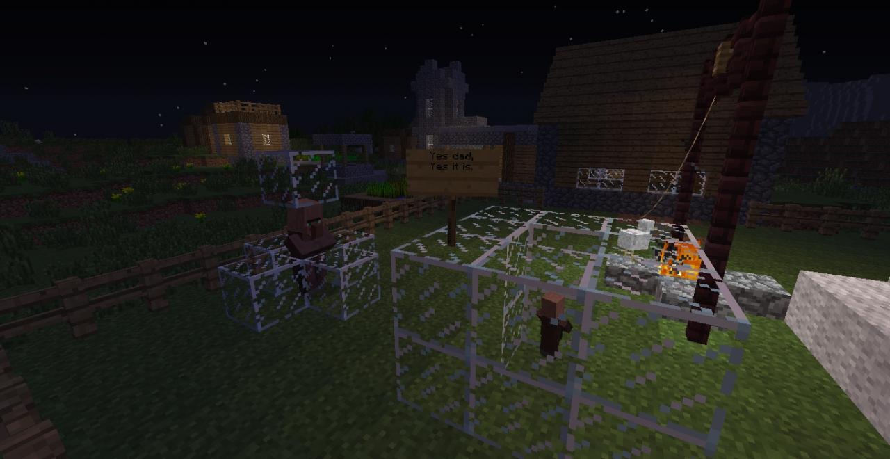 Back yard Camping Minecraft Map