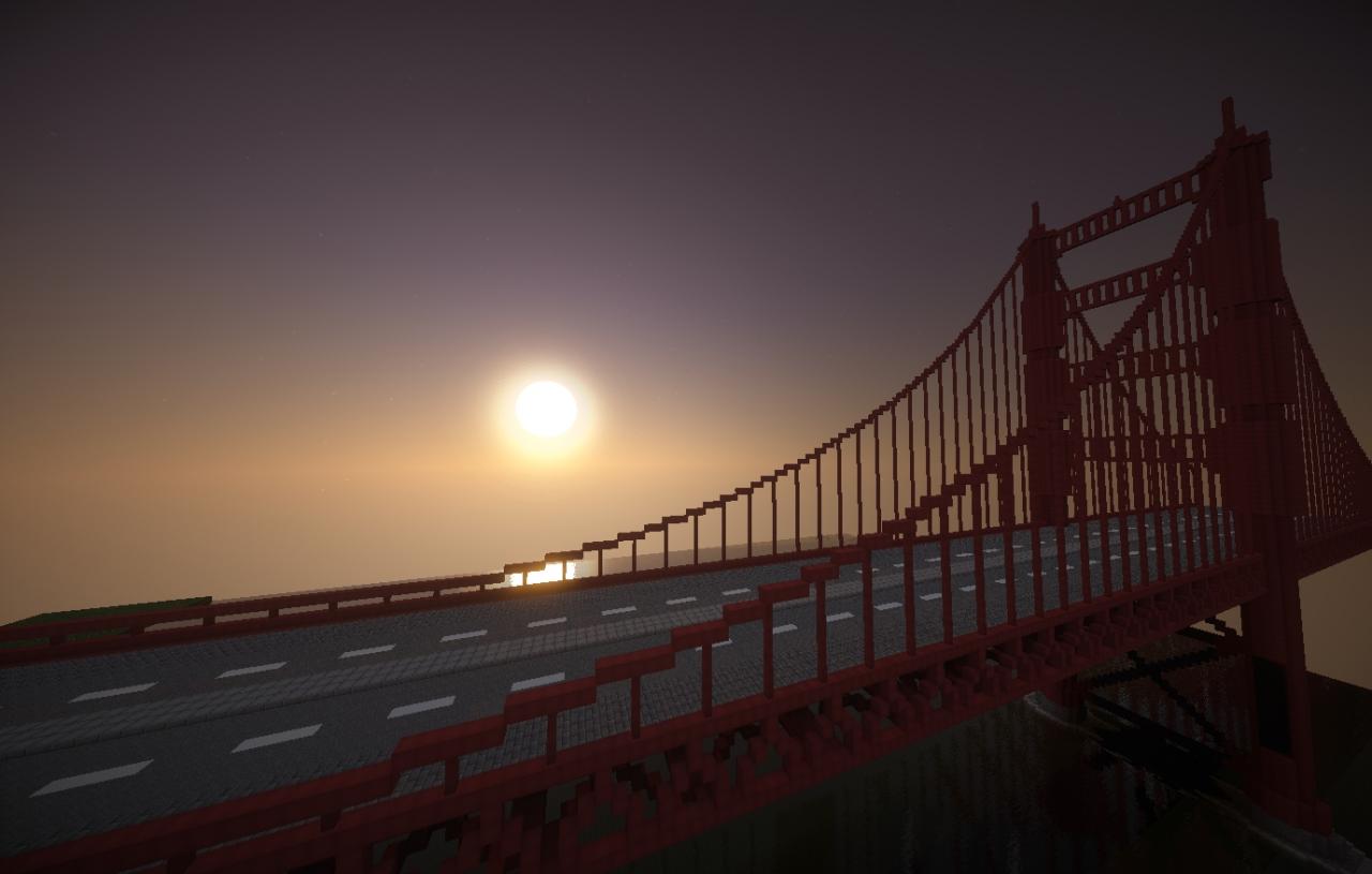 Golden Gate Bridge !! Minecraft Map