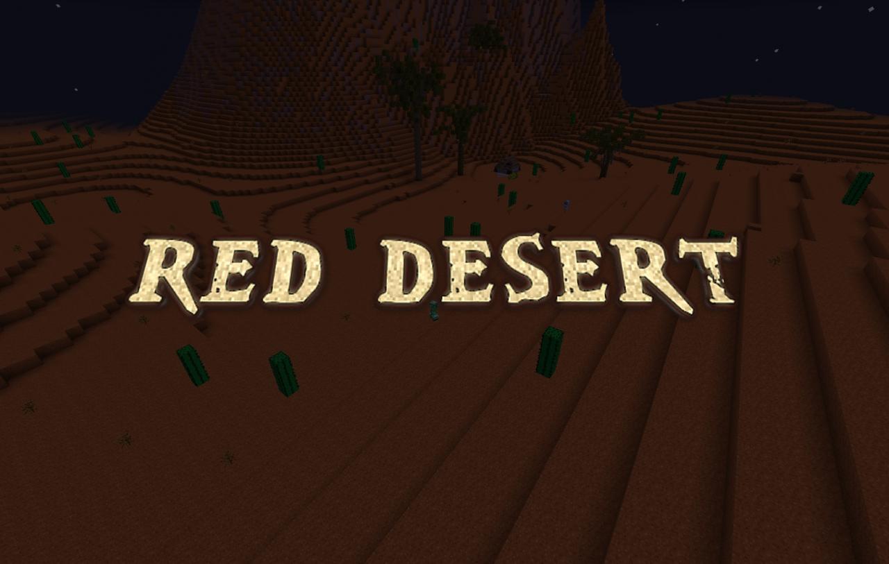 Red Desert - Hardcore Survival Map Minecraft Map