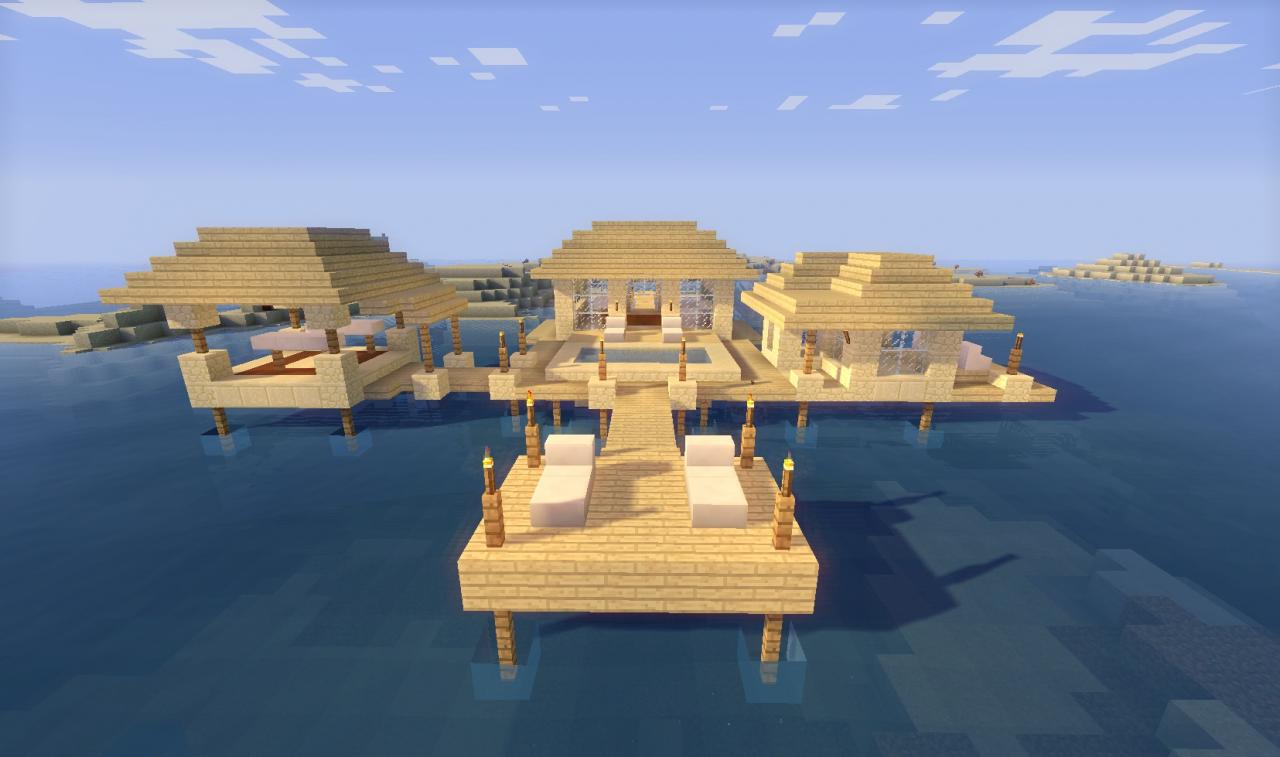 Beach House - On the Water! Minecraft Map