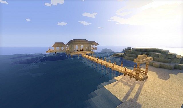Beach House - On the Water! Minecraft Map