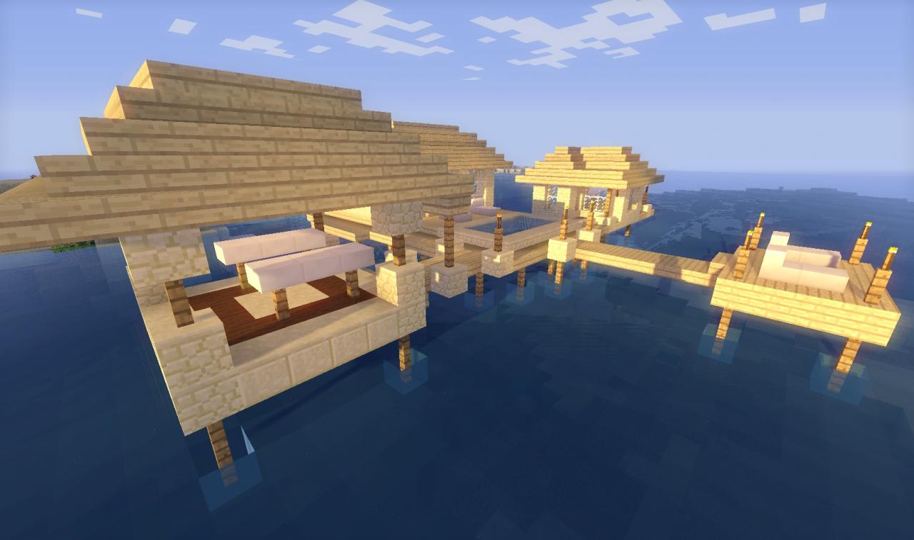 Beach House - On the Water! Minecraft Map