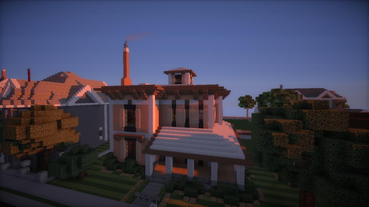 Italianate/Craftsmen house Minecraft Map