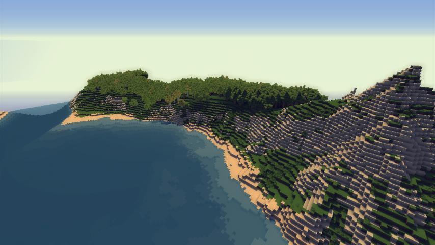 Summer Mountains-- Minecraft Map