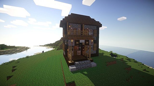 Crescent Island [Terraformed] (Houses Included) Minecraft Map