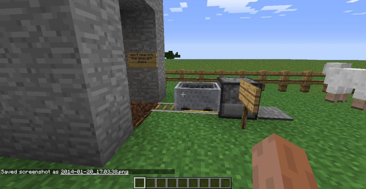 The mine game! Minecraft Map