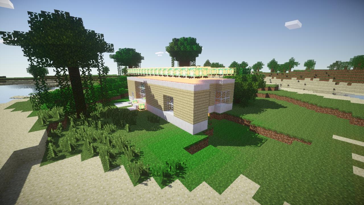 Crescent Island [Terraformed] (Houses Included) Minecraft Map