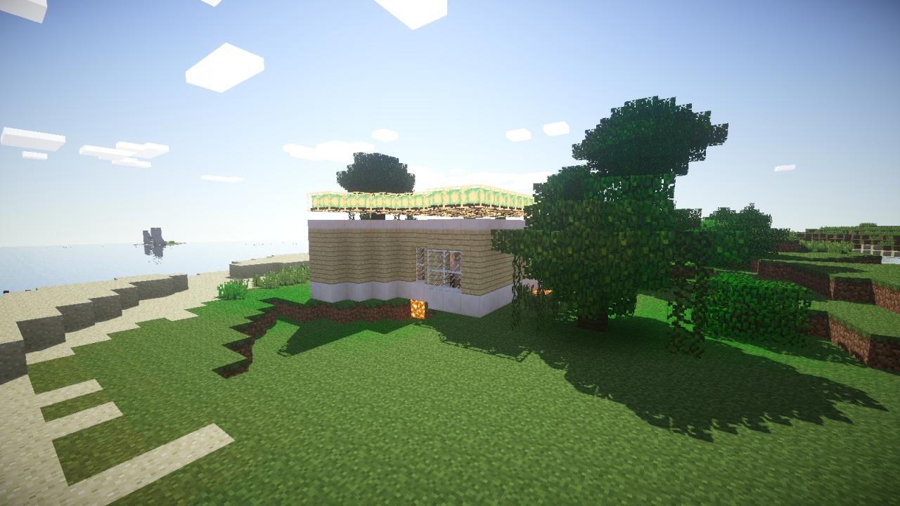 Crescent Island [Terraformed] (Houses Included) Minecraft Map