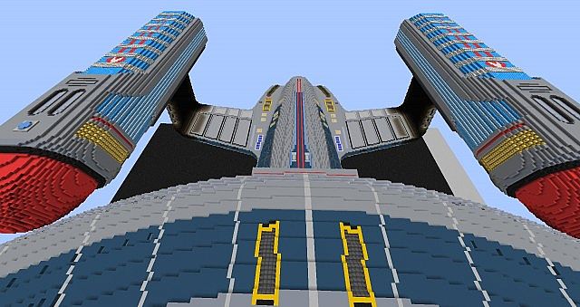 Enterprise C - Star Trek (MINETREK) Minecraft Map