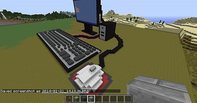 Pixel art Computer Minecraft Map