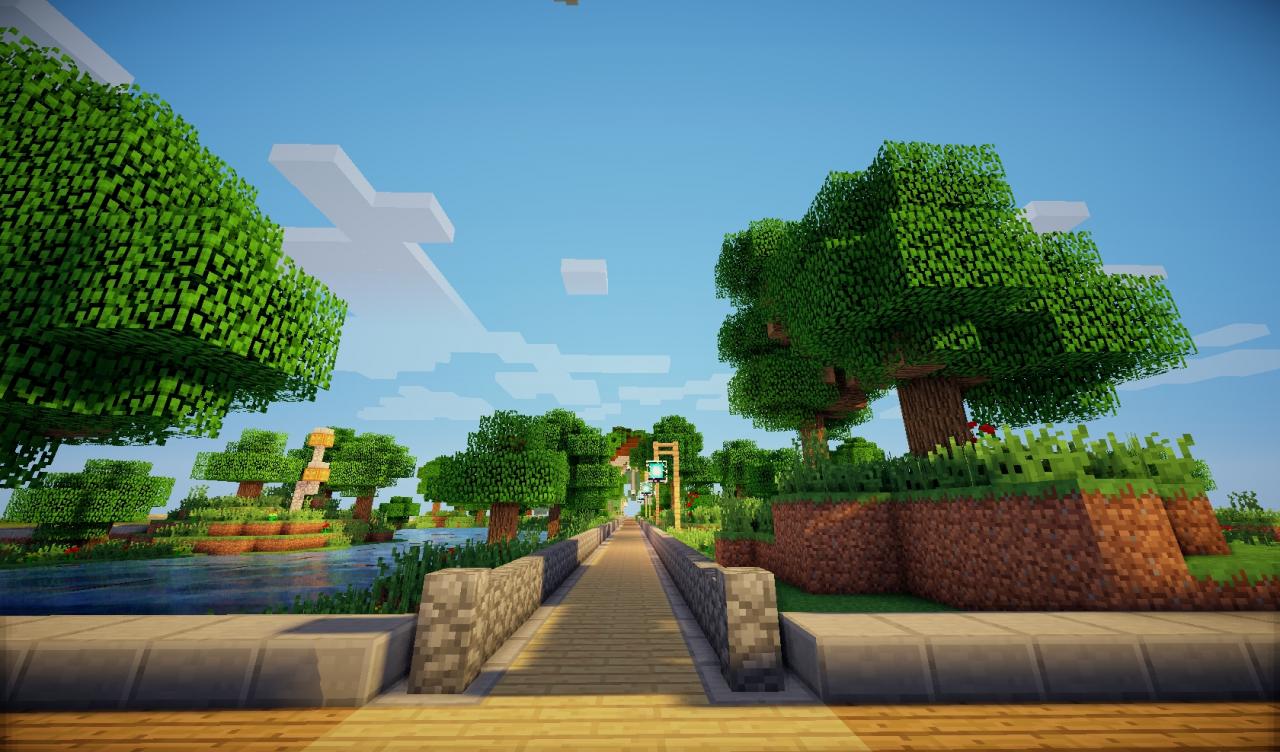 Small & simple spawn Minecraft Map