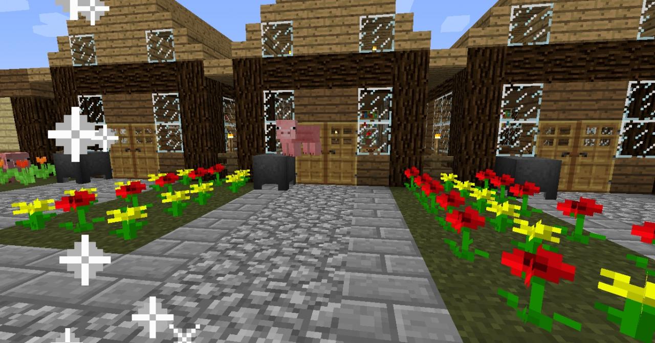 Small City in the forest Minecraft Map