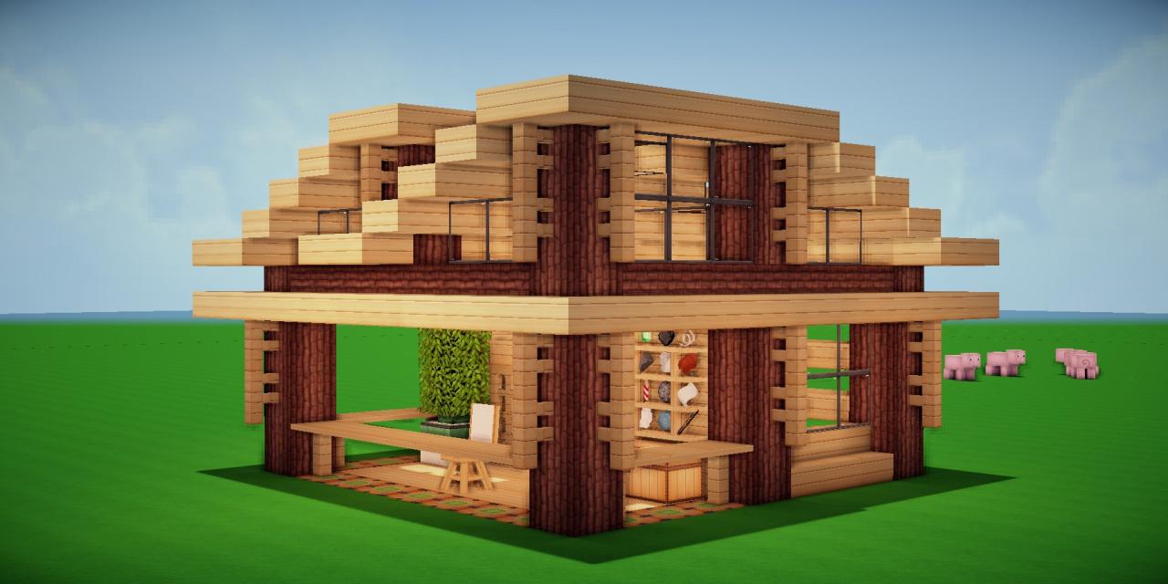 Modern Eco Village | Store 1 (Item Store) Minecraft Map