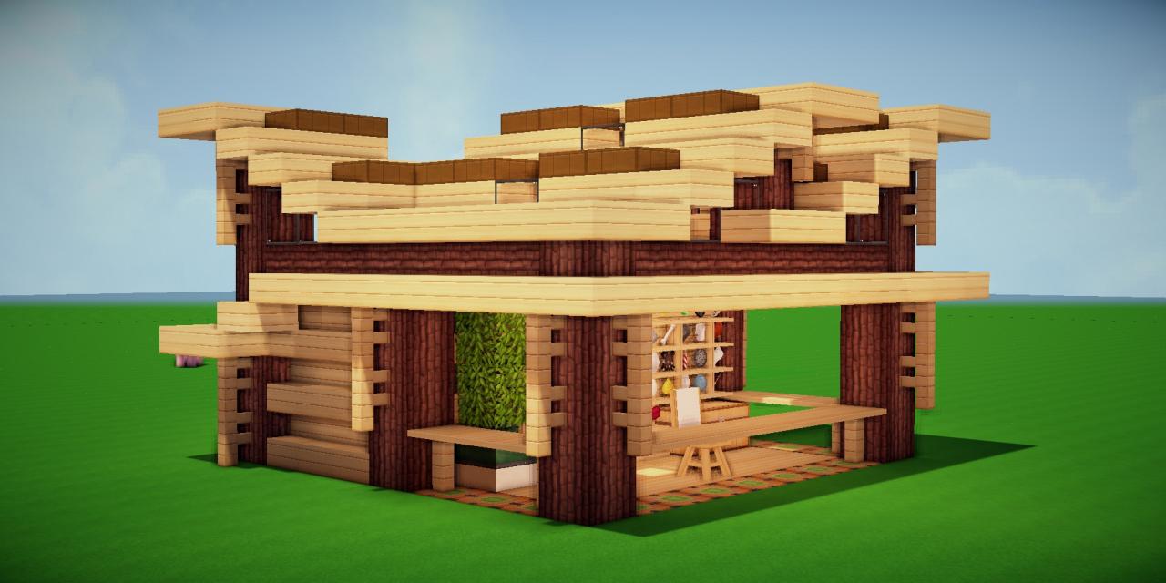 Modern Eco Village | Store 1 (Item Store) Minecraft Map