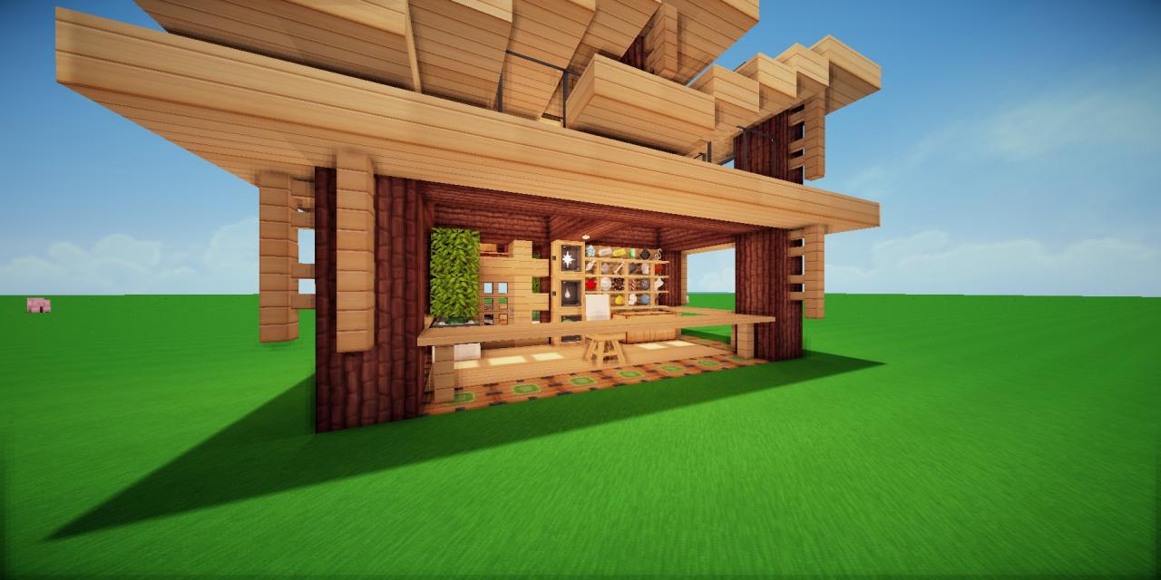 Modern Eco Village | Store 1 (Item Store) Minecraft Map