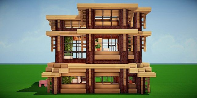Modern Eco Village | Home 2 Minecraft Map