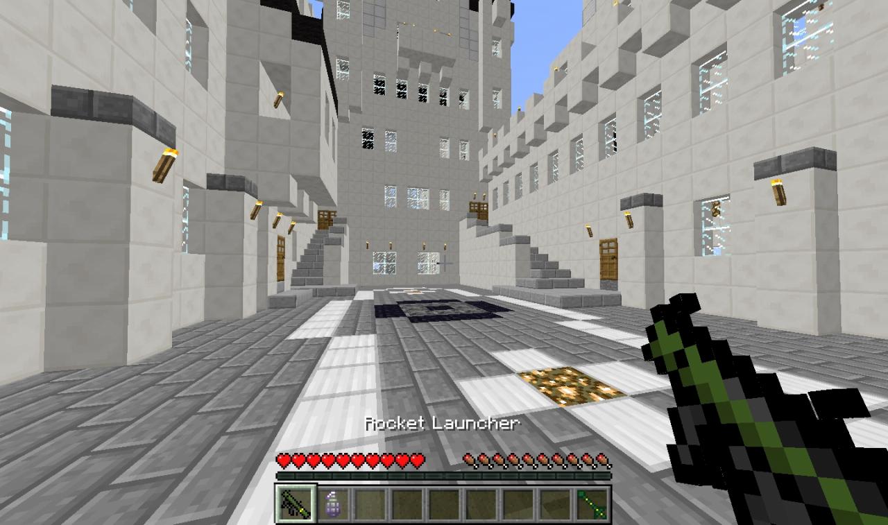Grenades and Rocket Launchers 14w03b or 1.8 [PVP] [VANILLA!] [MINIGAME] Minecraft Map