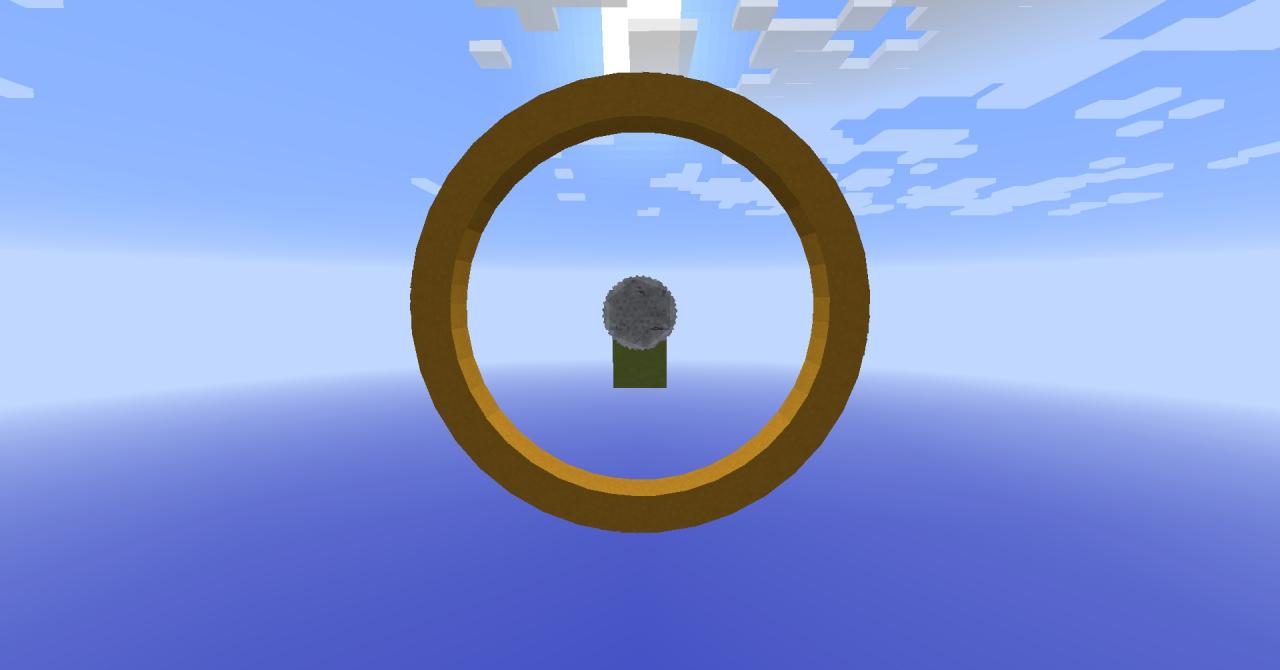 Sphere and Circle in Vanilla Minecraft Minecraft Map