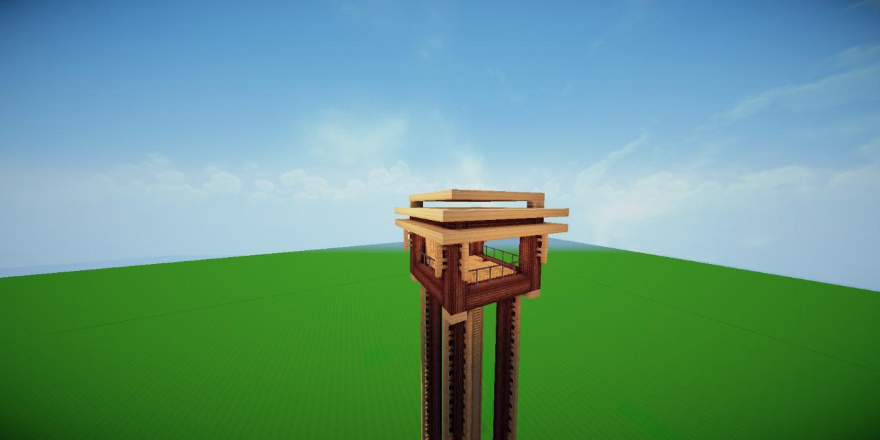 Modern Eco Village | Watchtower 1 Minecraft Map