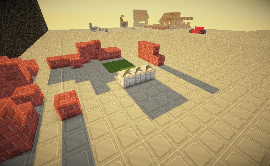 Minecraft FireFight (Guns) (Battle) (4v4) Minecraft Map