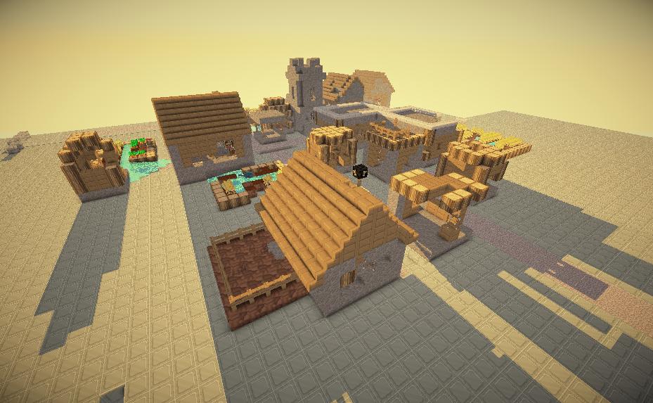 Minecraft FireFight (Guns) (Battle) (4v4) Minecraft Map