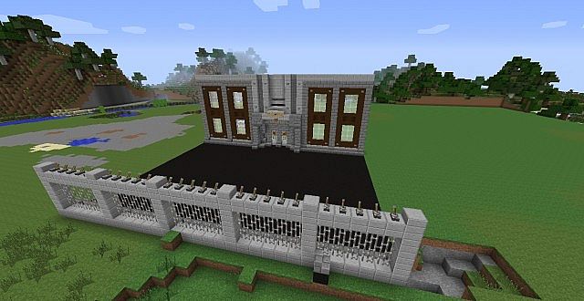 Blackgate penitentiary from Arkham origins Minecraft Map