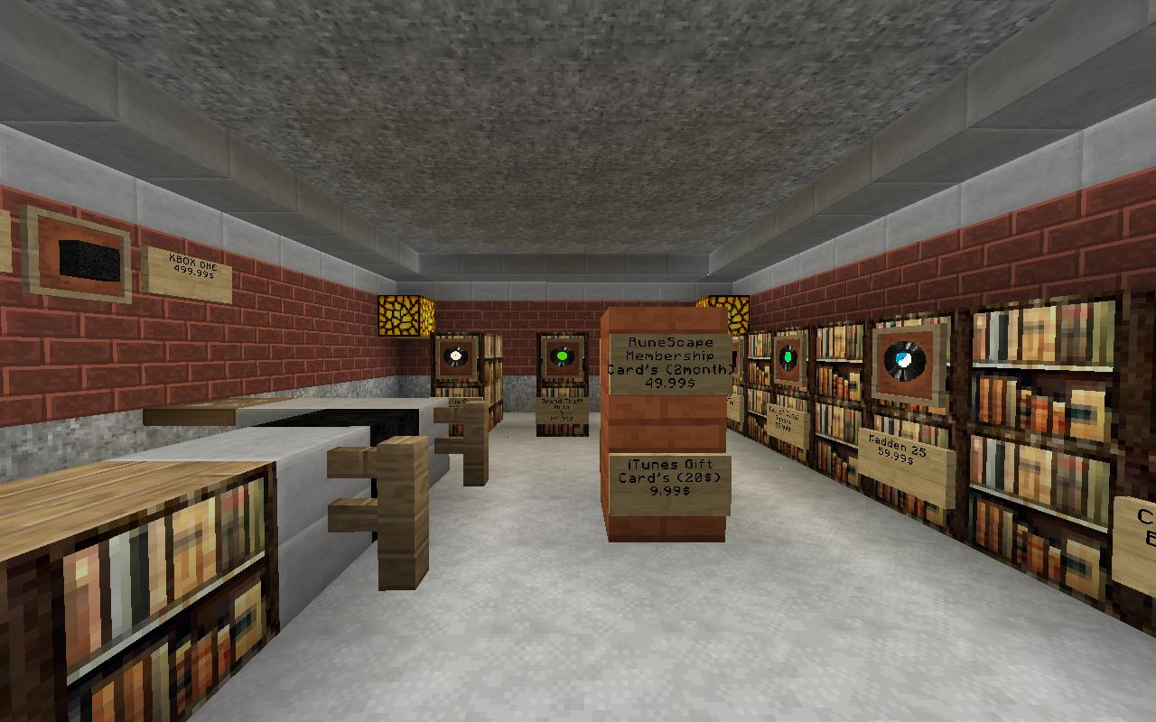 GameStop Minecraft Map