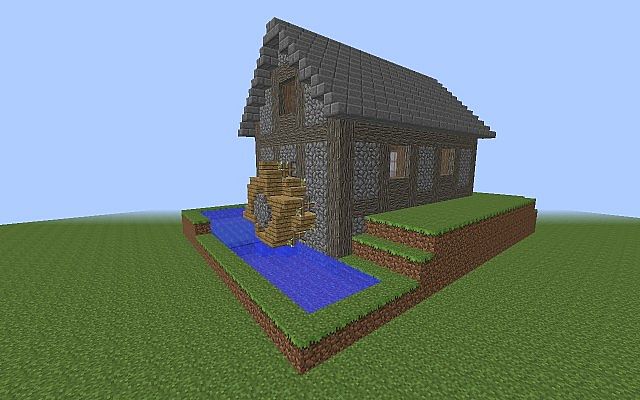 Moving Water Mill (Vanilla) Minecraft Map