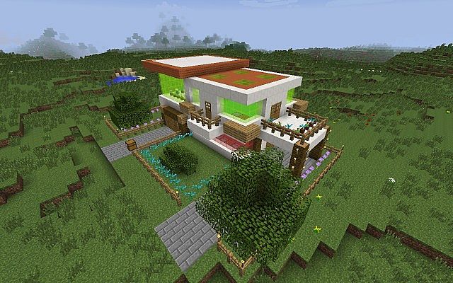 Quartz Modern House Minecraft Map