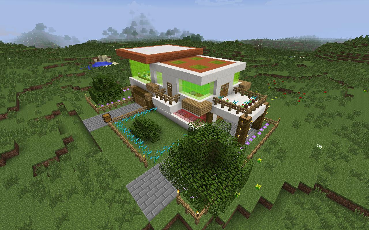 Quartz Modern House Minecraft Map