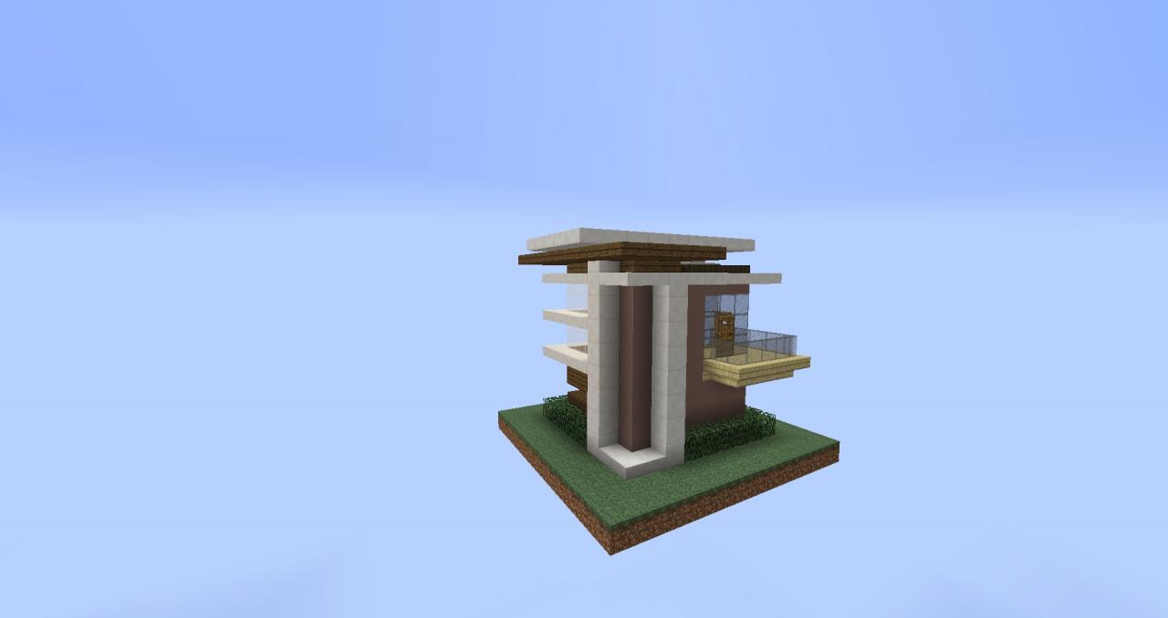 Small modern house Minecraft Map