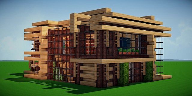 Modern Eco Village | Library 1 Minecraft Map