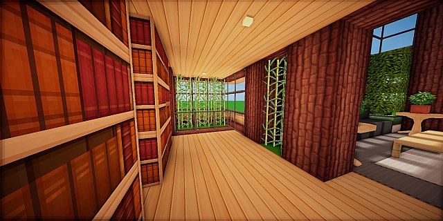 Modern Eco Village | Library 1 Minecraft Map