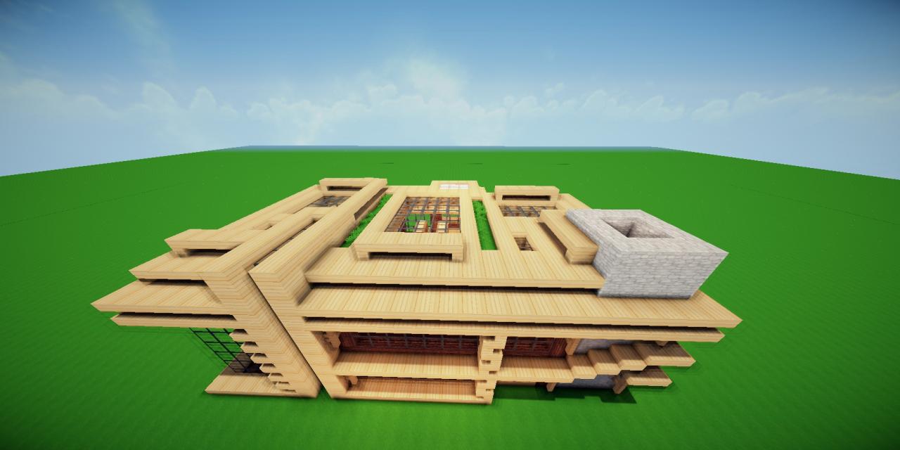 Modern Eco Village | Library 1 Minecraft Map