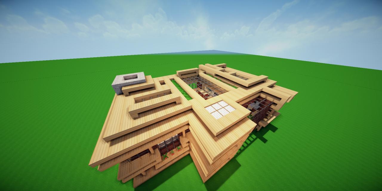 Modern Eco Village | Library 1 Minecraft Map