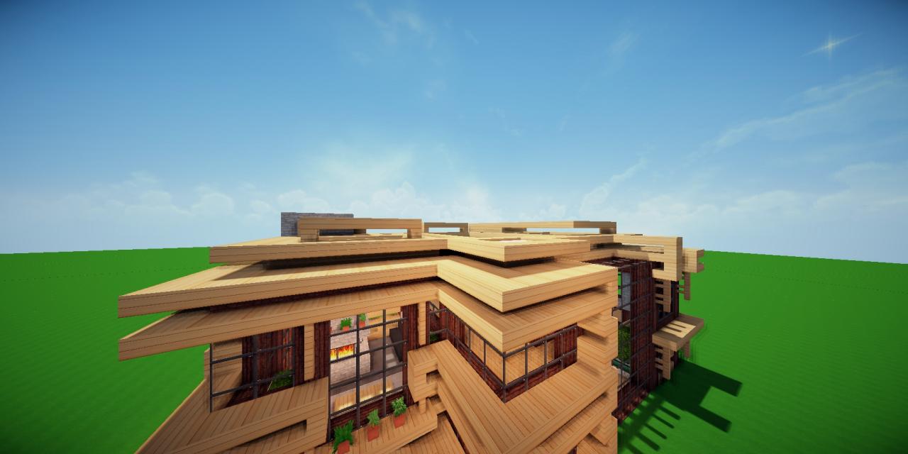 Modern Eco Village | Library 1 Minecraft Map