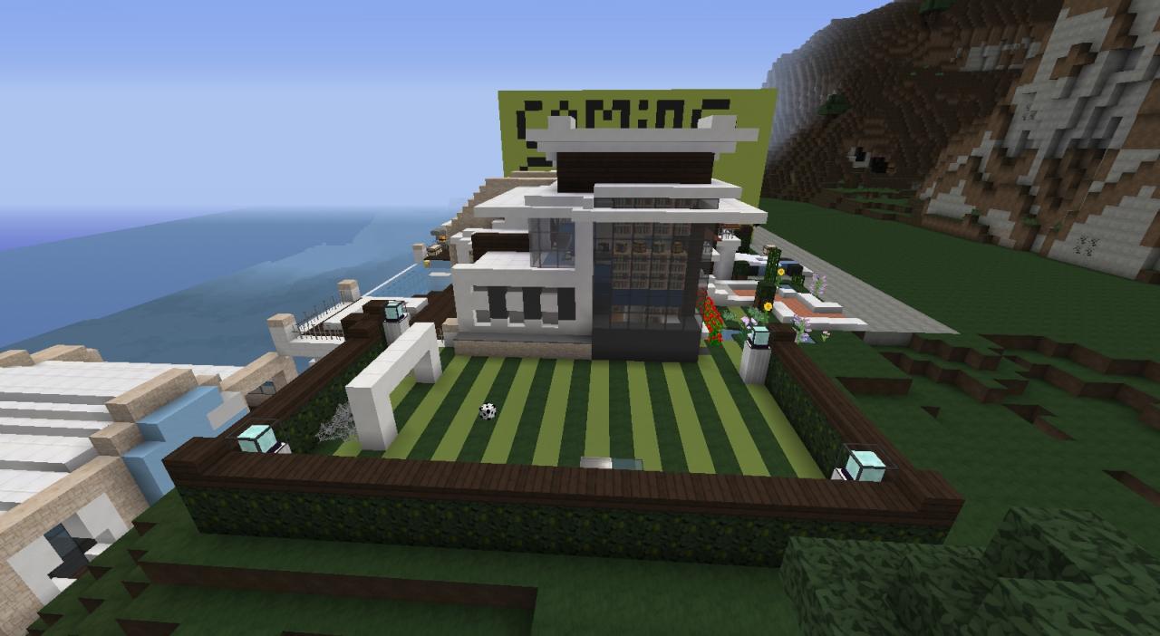 Modern Sea Side House Minecraft Map