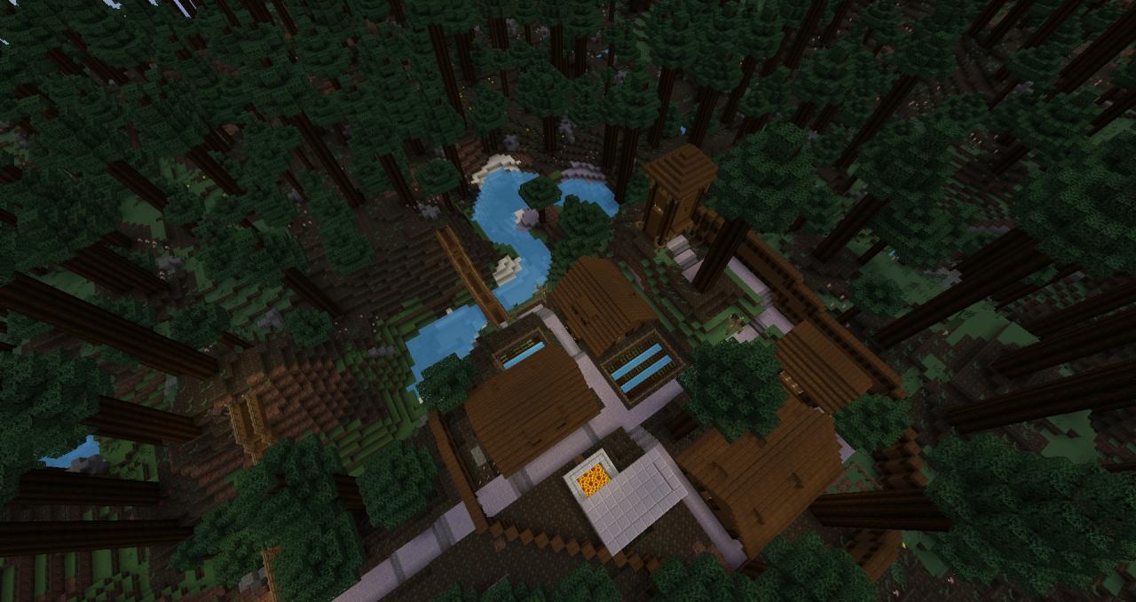 Forest hills village Minecraft Map