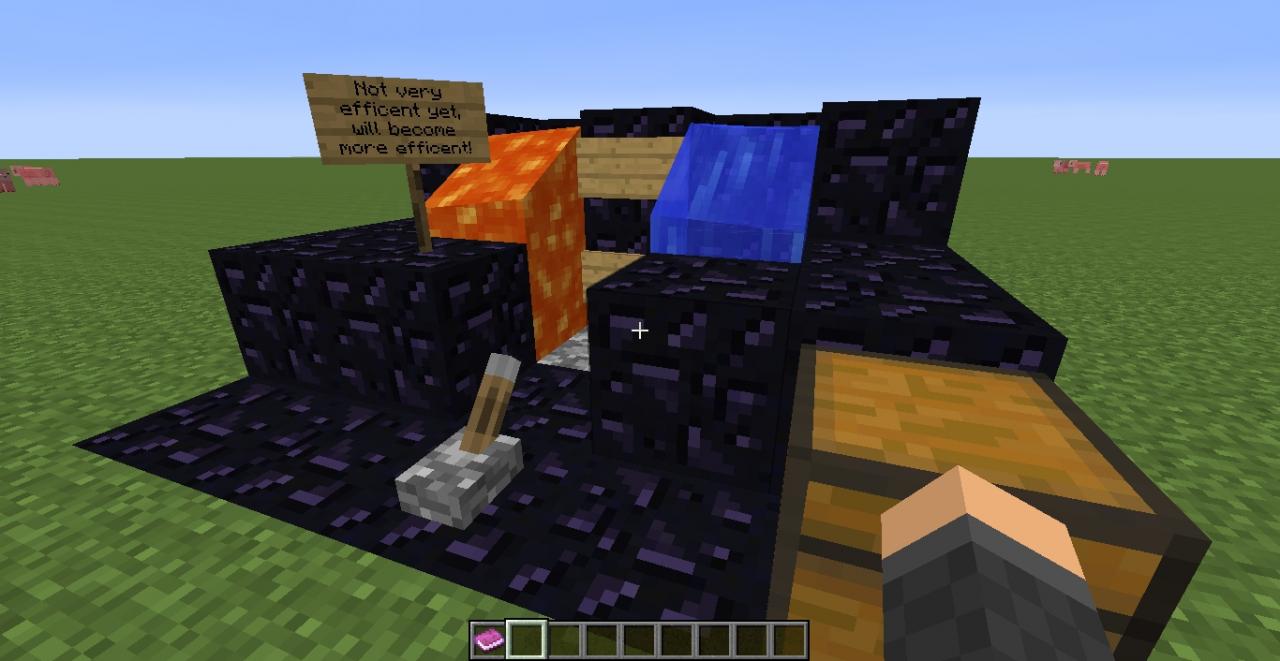 100% Automatic Cobblestone Farm Minecraft Map