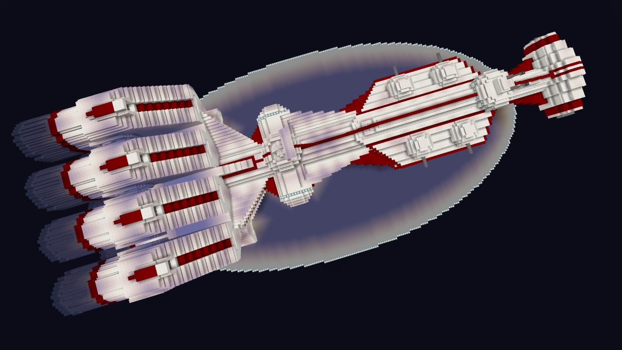 StarWars- Corellian CR70 corvette Minecraft Map