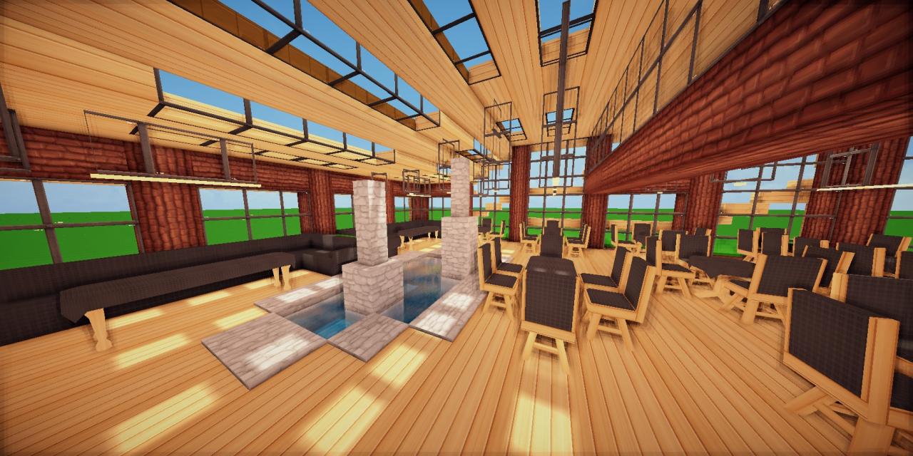 Modern Eco Village | Restaurant 1 Minecraft Map