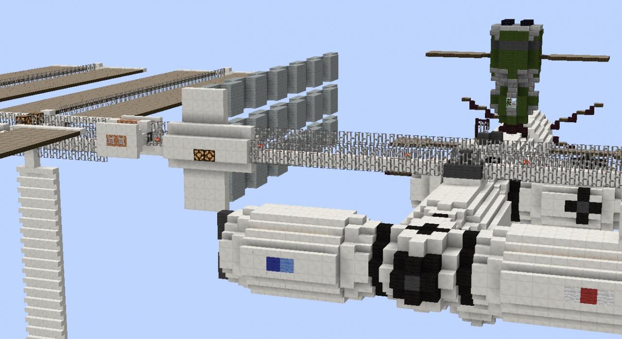 International Space Station ISS Minecraft Map